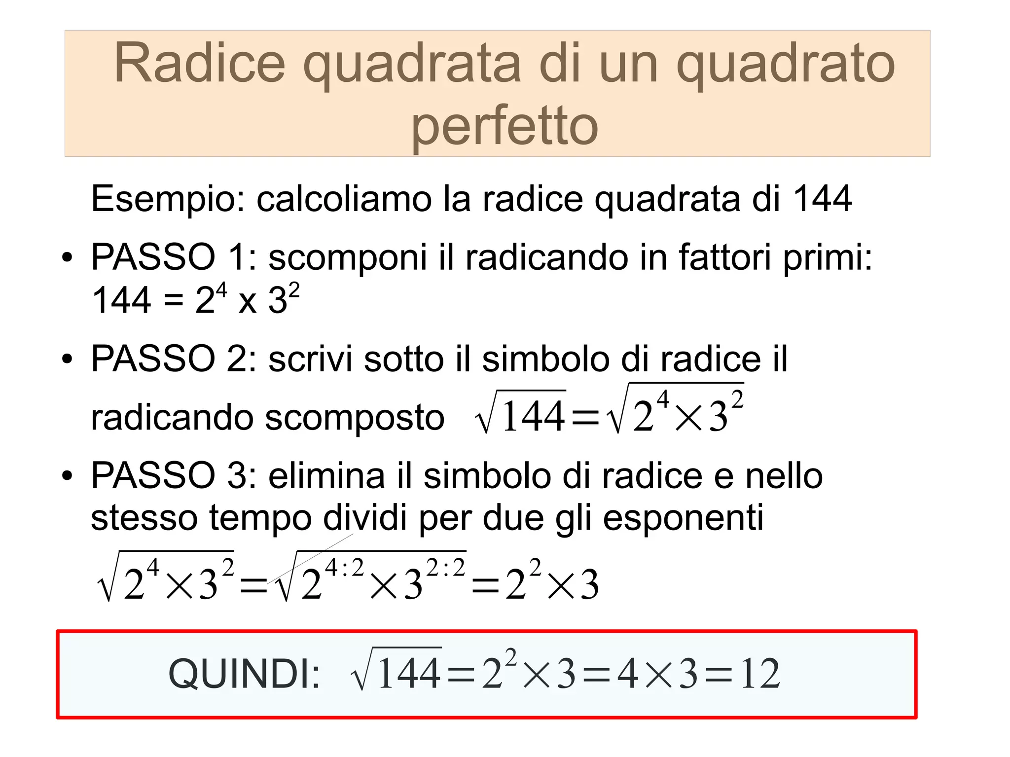 Radice quadrata | PDF