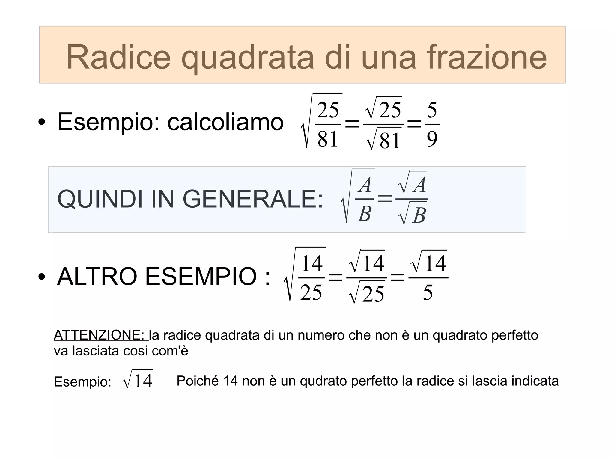 Radice quadrata | PDF