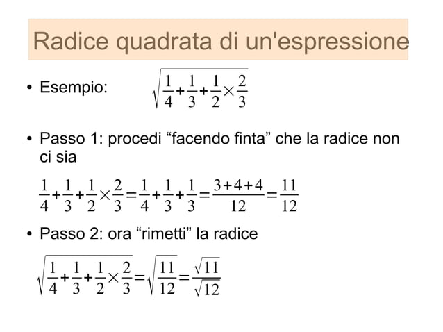 Radice quadrata | PDF