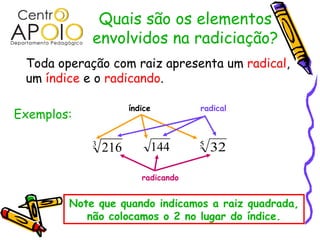 www.AulasDeMatematicaApoio.com - Matemática - Radiciação | PPT