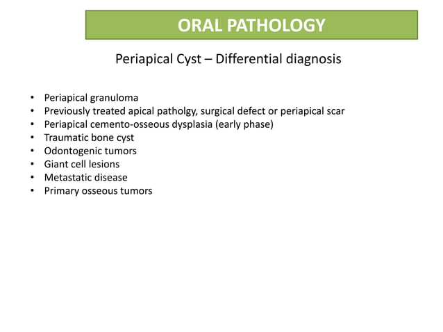 Radicular cyst or Periapical cyst | PPTX