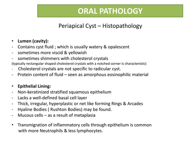 Radicular cyst or Periapical cyst | PPTX