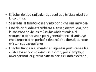 Radiculopatía | PPTX