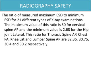 Radigraphy safety Measures - safety professionals | PPTX