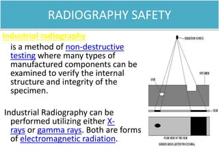 Radigraphy safety Measures - safety professionals | PPTX