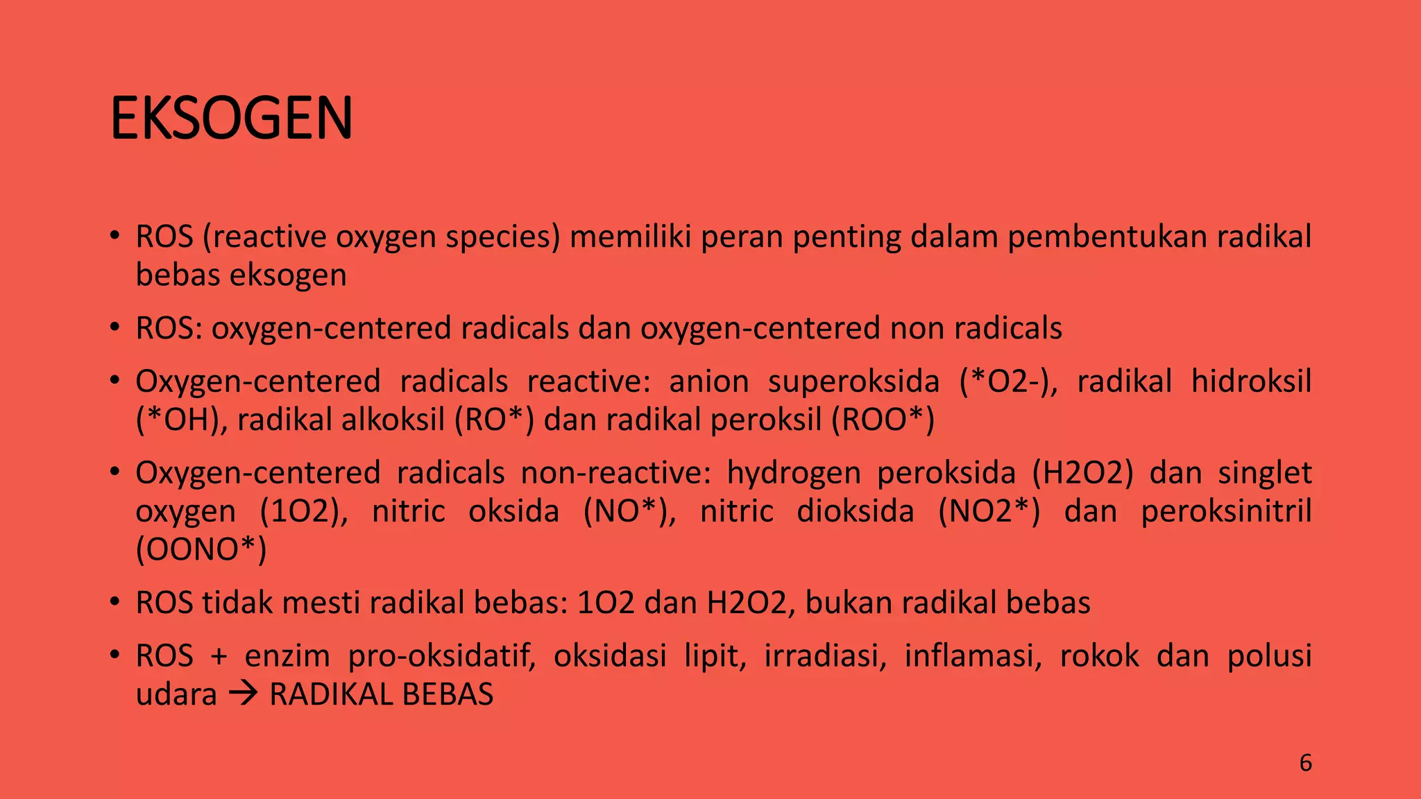 Radikal Bebas dan Antioksidan Fungsional | PPTX