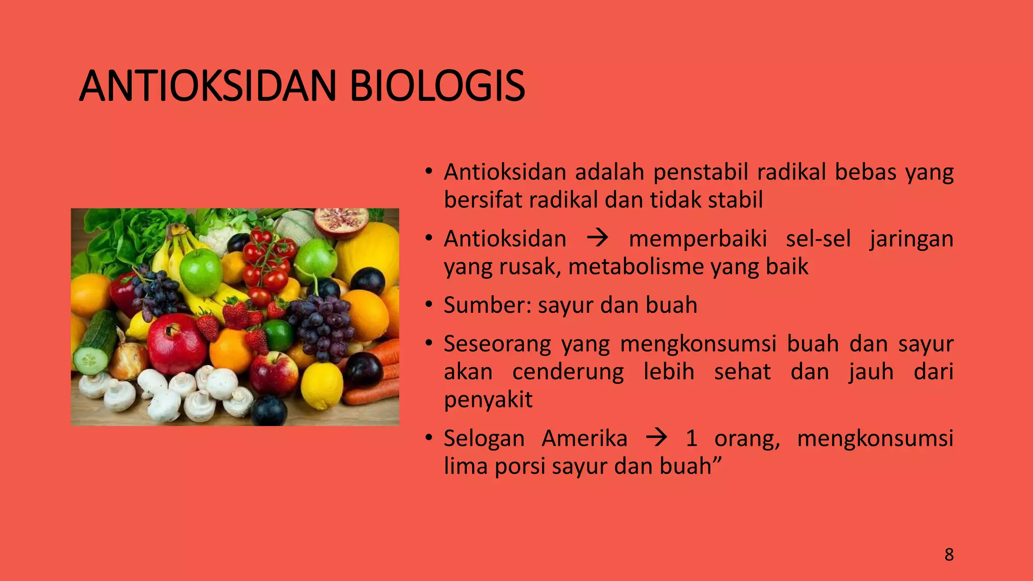 Radikal Bebas dan Antioksidan Fungsional | PPTX