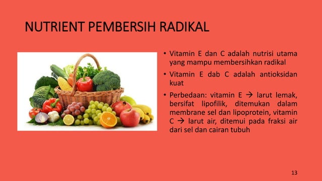Radikal Bebas dan Antioksidan Fungsional | PPTX