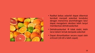 Radikal Bebas dan Antioksidan Fungsional | PPTX