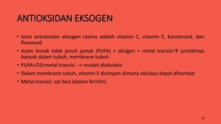Radikal Bebas dan Antioksidan Fungsional | PPTX