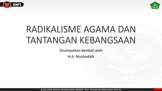 Radikalisme beragama dan tantangan kebangsaan | PDF