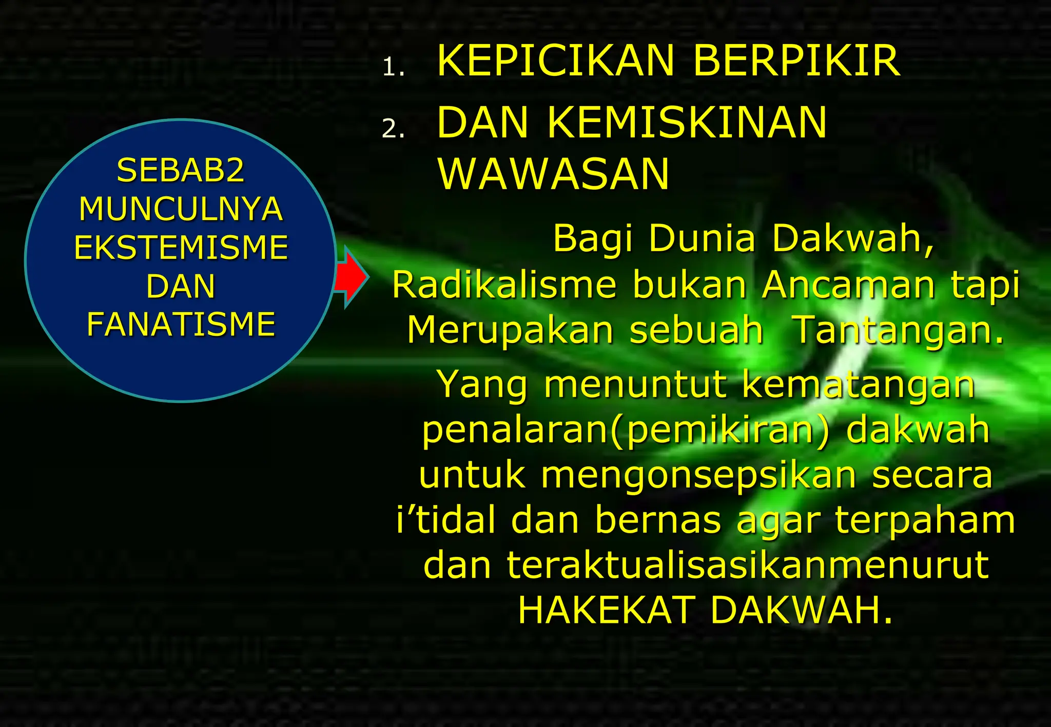 RADIKALISME ISLAM, TANTANGAN DAKWAH.ppt