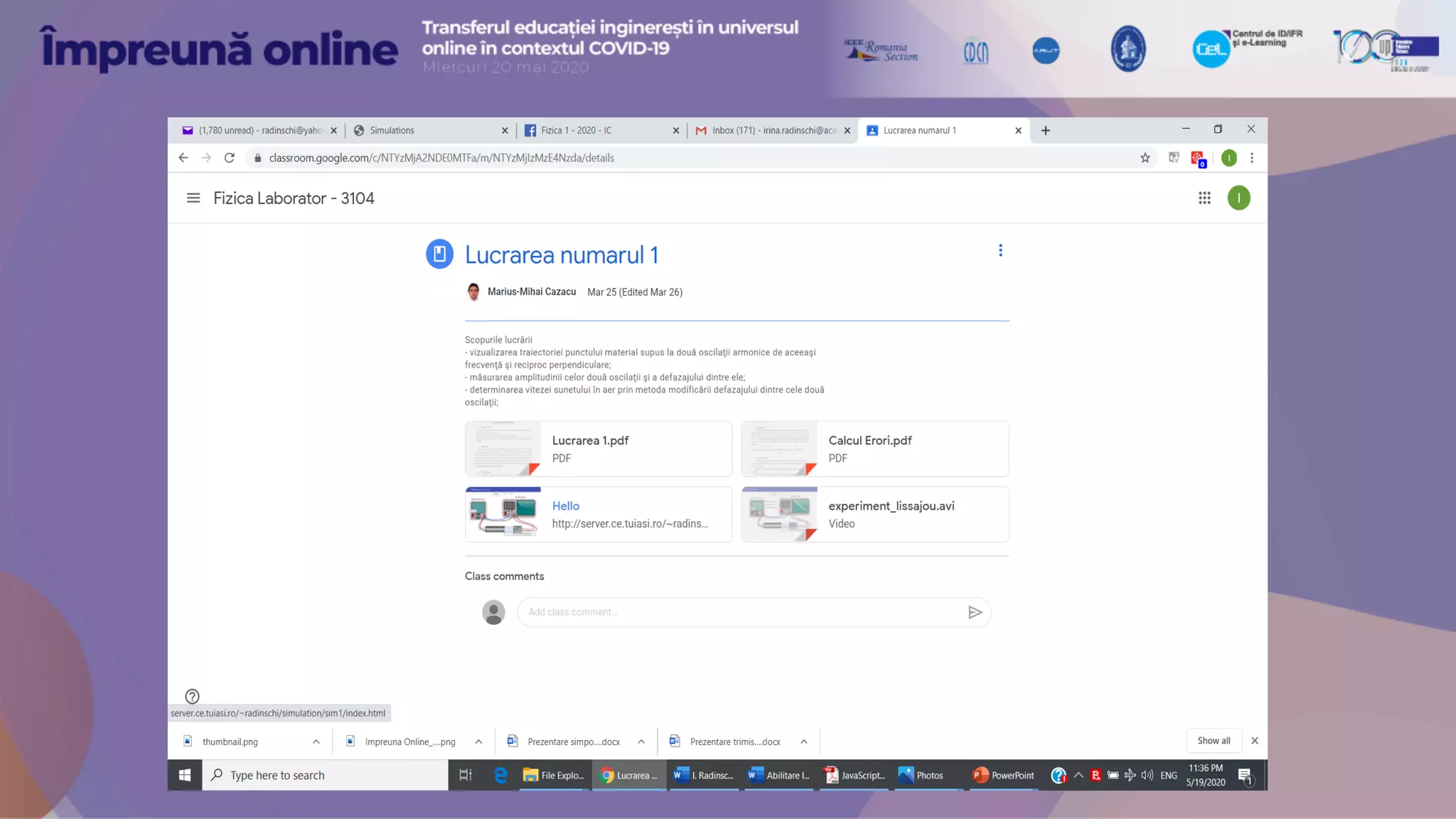 Simulari Laborator virtual de fizica | PDF
