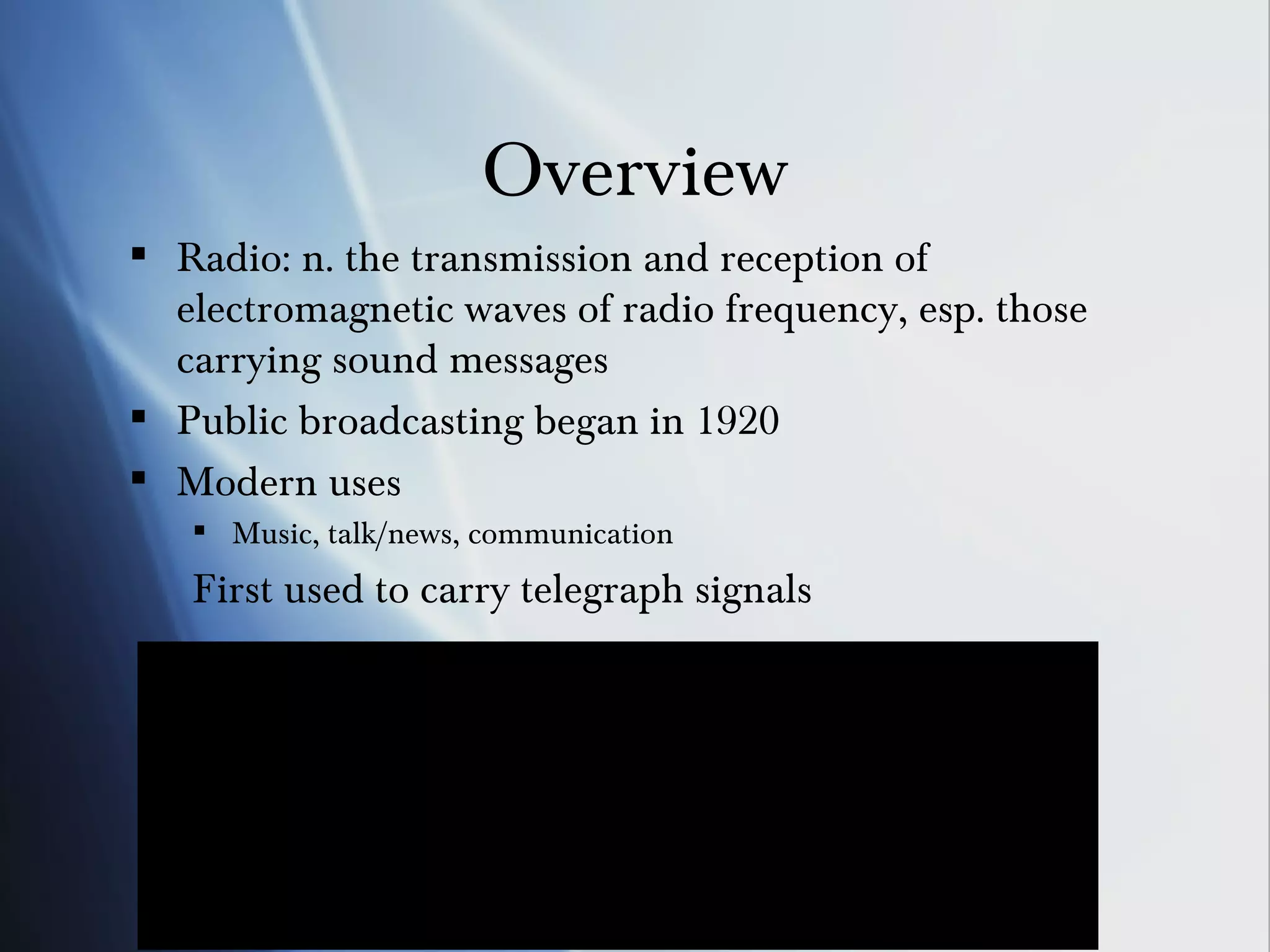 Radio | PPT