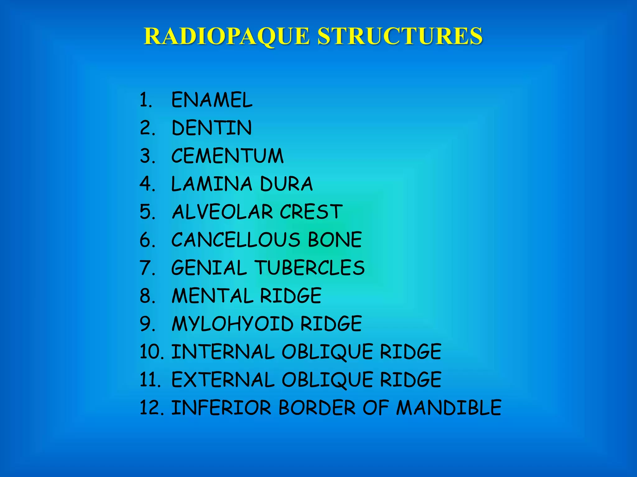 mandibular landmarks of radiograph | PPTX