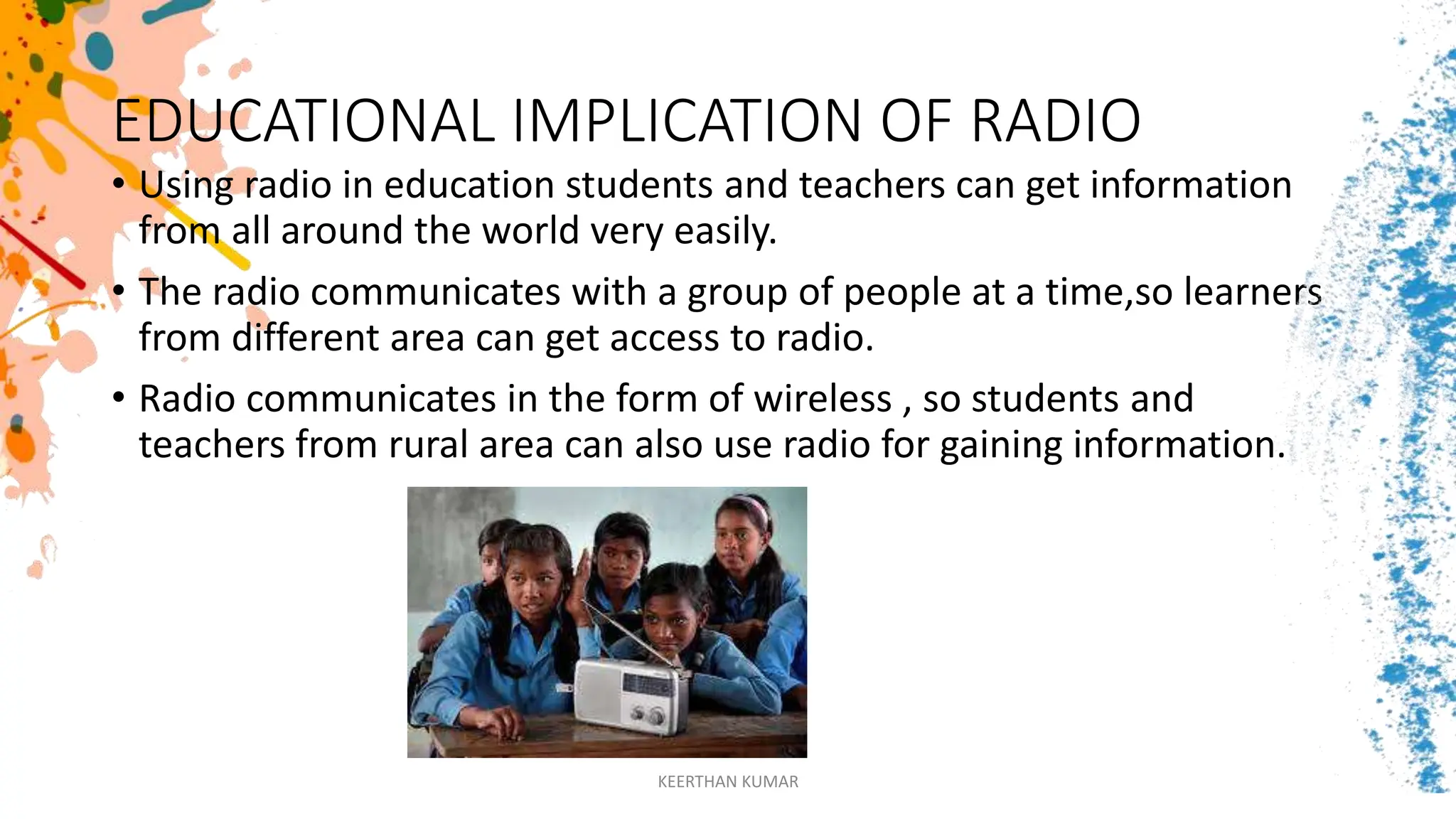 Educational Importance of RADIO .pptx