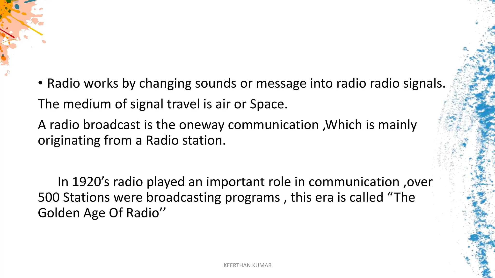 Educational Importance of RADIO .pptx