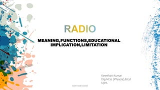 Educational Importance of RADIO .pptx