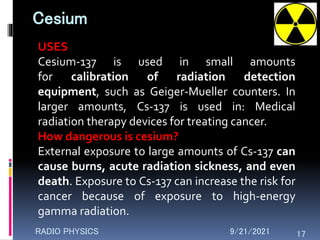 Radio-activity/substances | PPTX