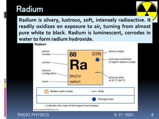 Radio-activity/substances | PPTX