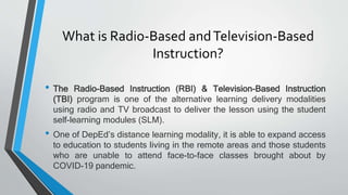 RADIO-BASED & TELEVISION INTRUCTION_MaJessicaLlano.pptx