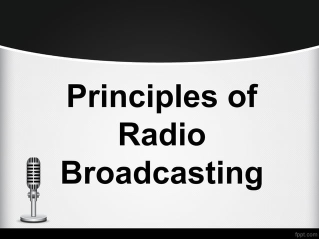 RADIO-BROADCASTING MADE EASY FOR BEGINNERS | PPTX