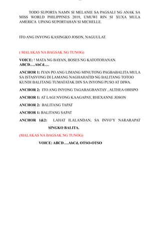 RADIO-BROADCASTING PERFORMANCE TASK KOMPAN | PDF