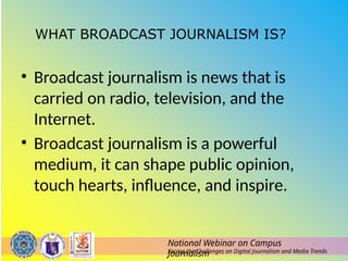 RADIO-BROADCASTing. training files. English and Filipino | PPTX