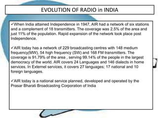Radio evolution | PPTX