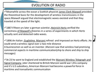 Radio evolution | PPTX