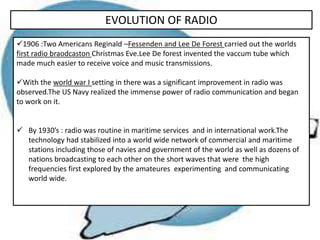 Radio evolution | PPTX