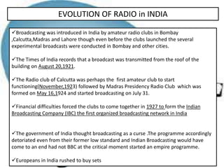 Radio evolution | PPTX