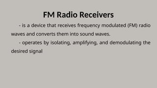 RADIO RECEIVERS RADIO RECEIVERS RADIO RECEIVERS | PPTX
