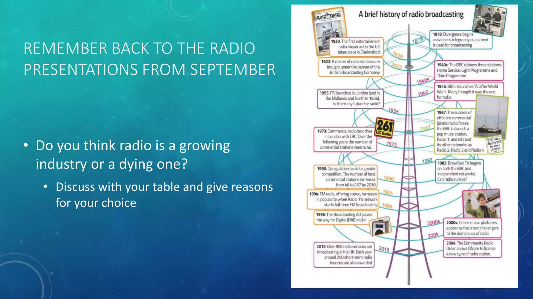 Radio 1 breakfast show lesson 1 | PPTX