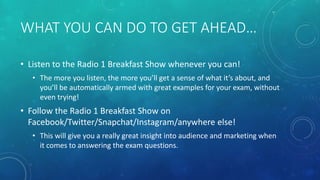 Radio 1 breakfast show lesson 1 | PPT