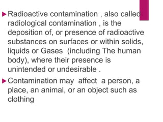 Radioactive waste | PPTX