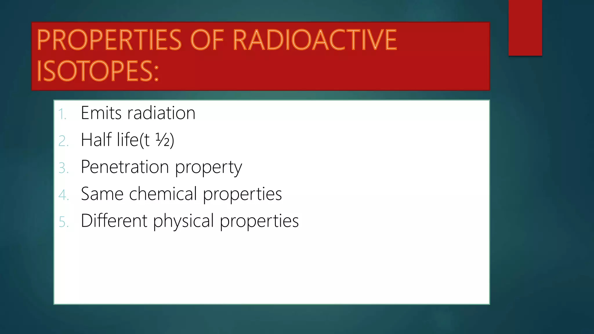 Radioactive application in medical | PPTX