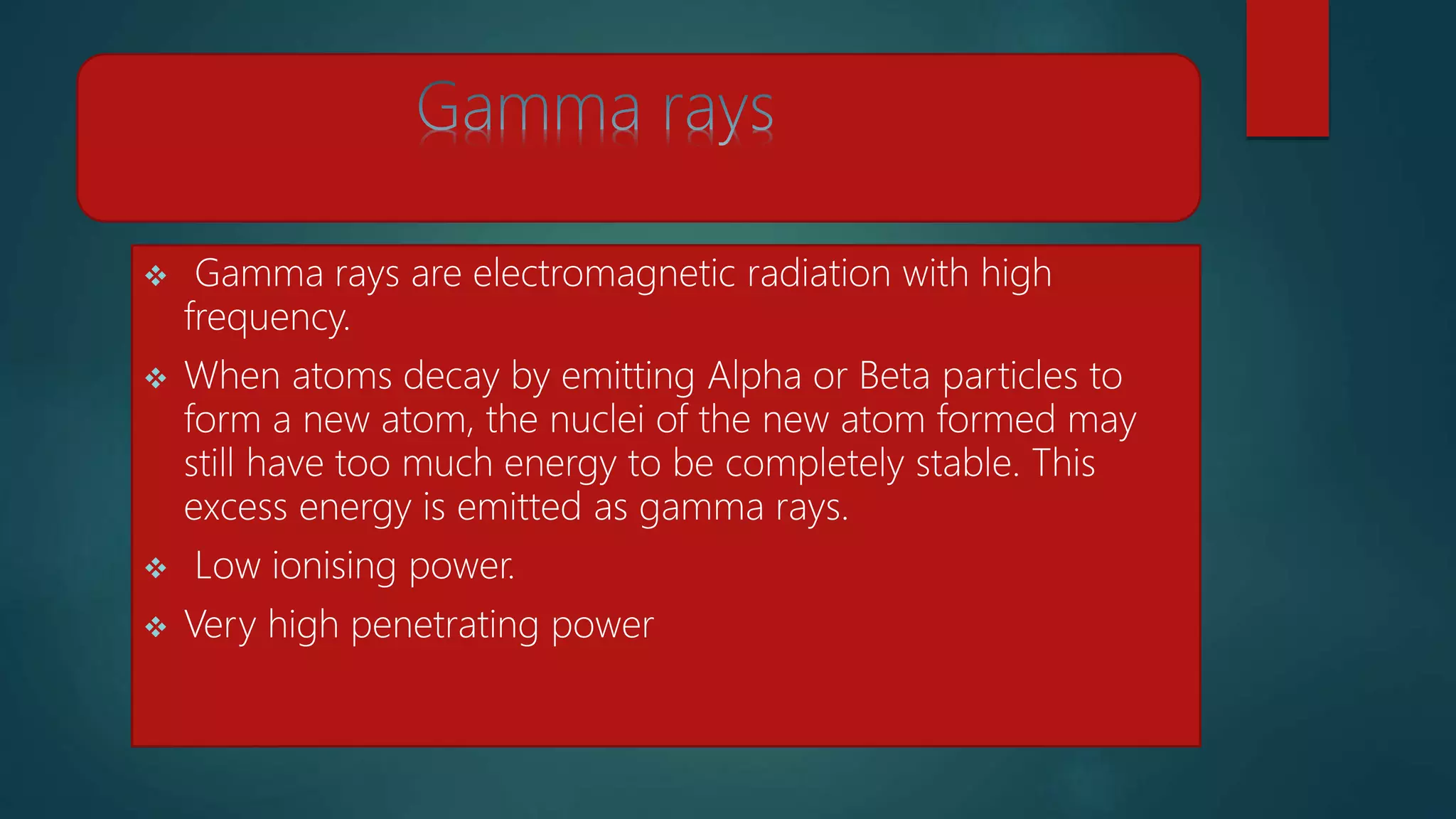 Radioactive application in medical | PPTX