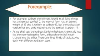 Radioactive application in medical | PPTX