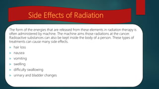 Radioactive application in medical | PPTX