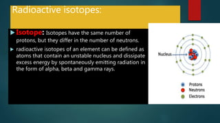 Radioactive application in medical | PPTX