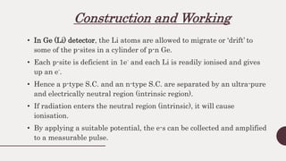 Radioactive counters or Detectors | PPTX
