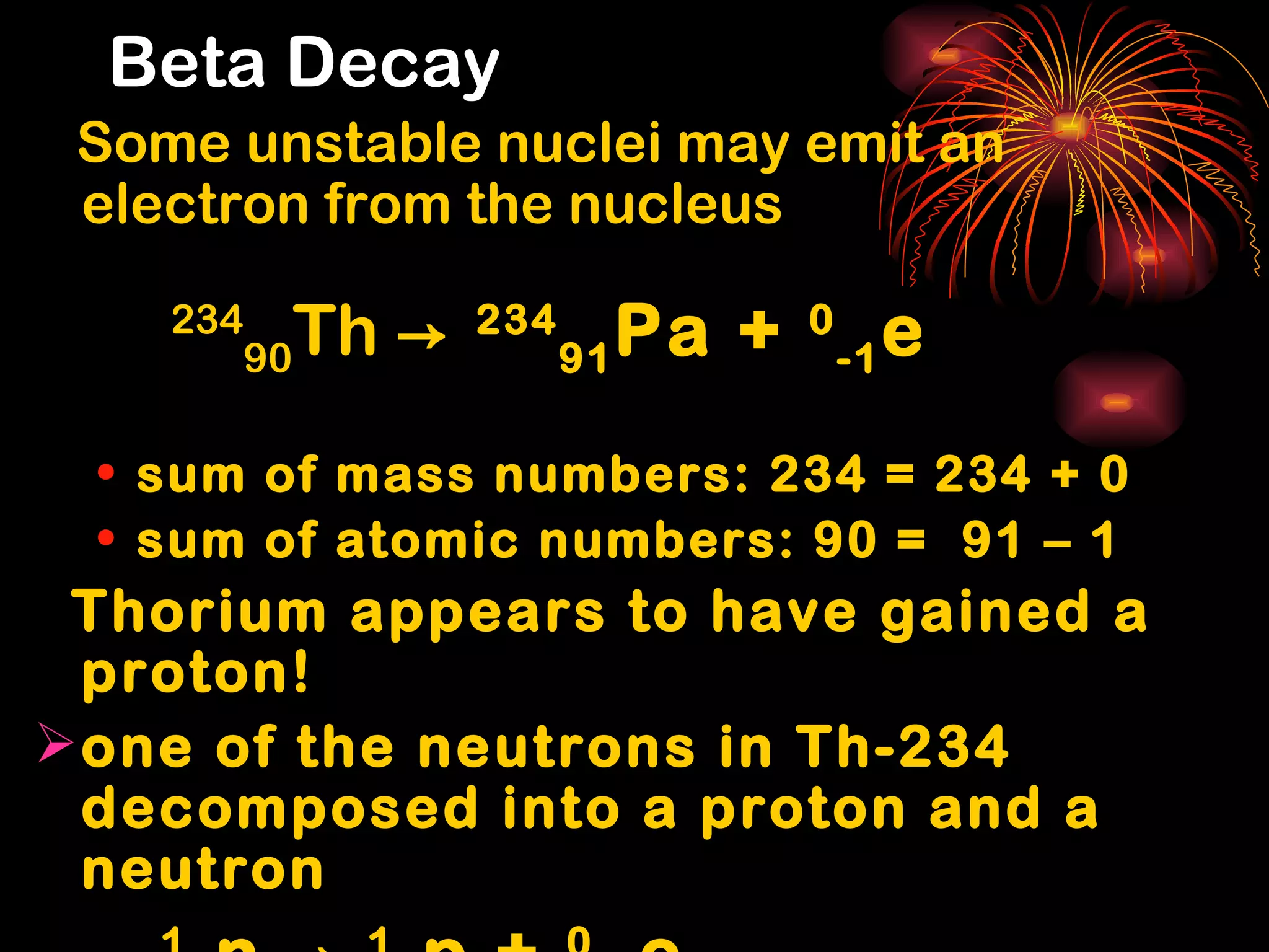 Radioactive decay | PPT | Chemistry | Science
