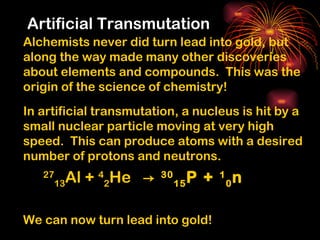 Radioactive decay | PPT | Chemistry | Science