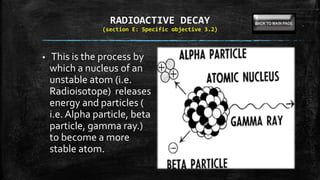 Radioactive decay half-life calculation | PPTX