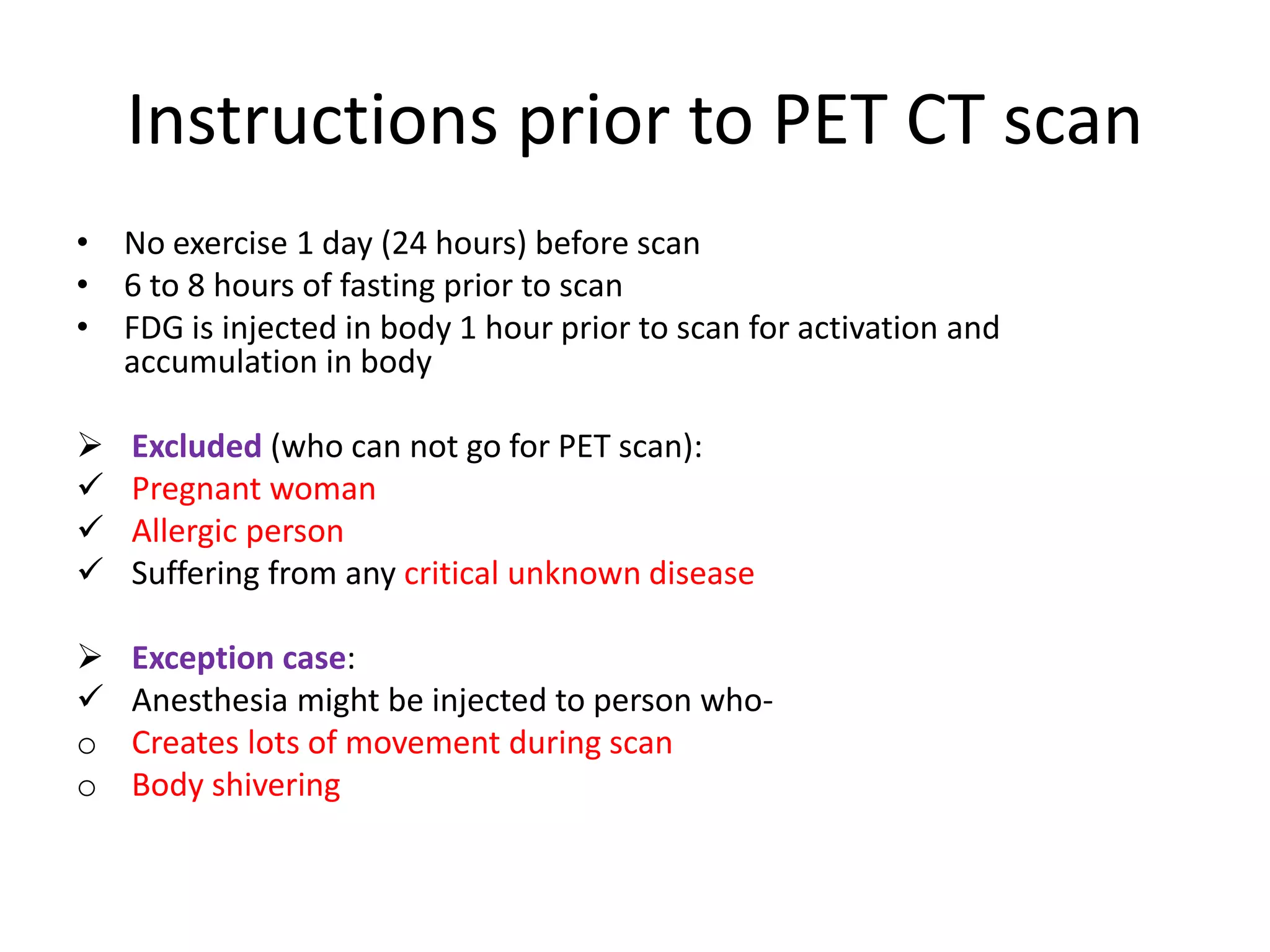 Radioactive glucose used for PET Scan | PDF