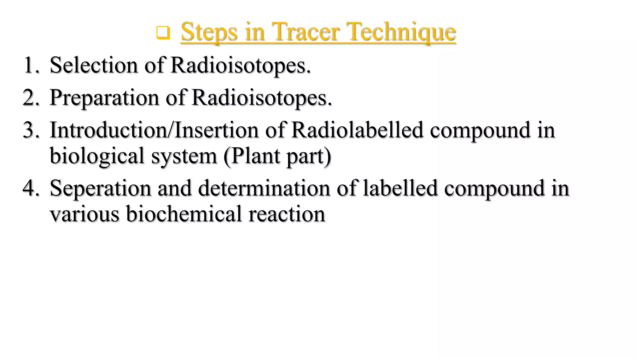 Utilization of radioactive isotopes in the investigation of biogenetic ...