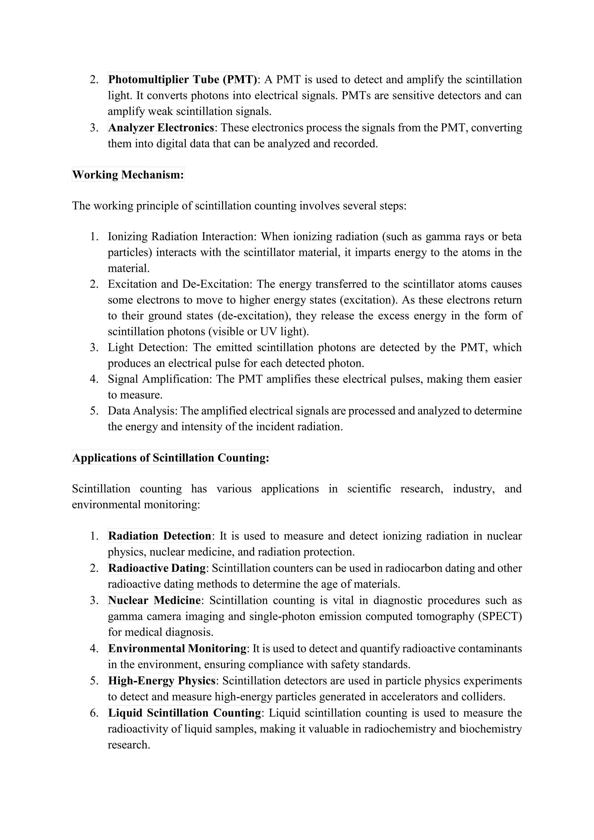 RADIOACTIVE ISOTOPES-Scintillation Counting,Autoradiography and RIA | DOCX