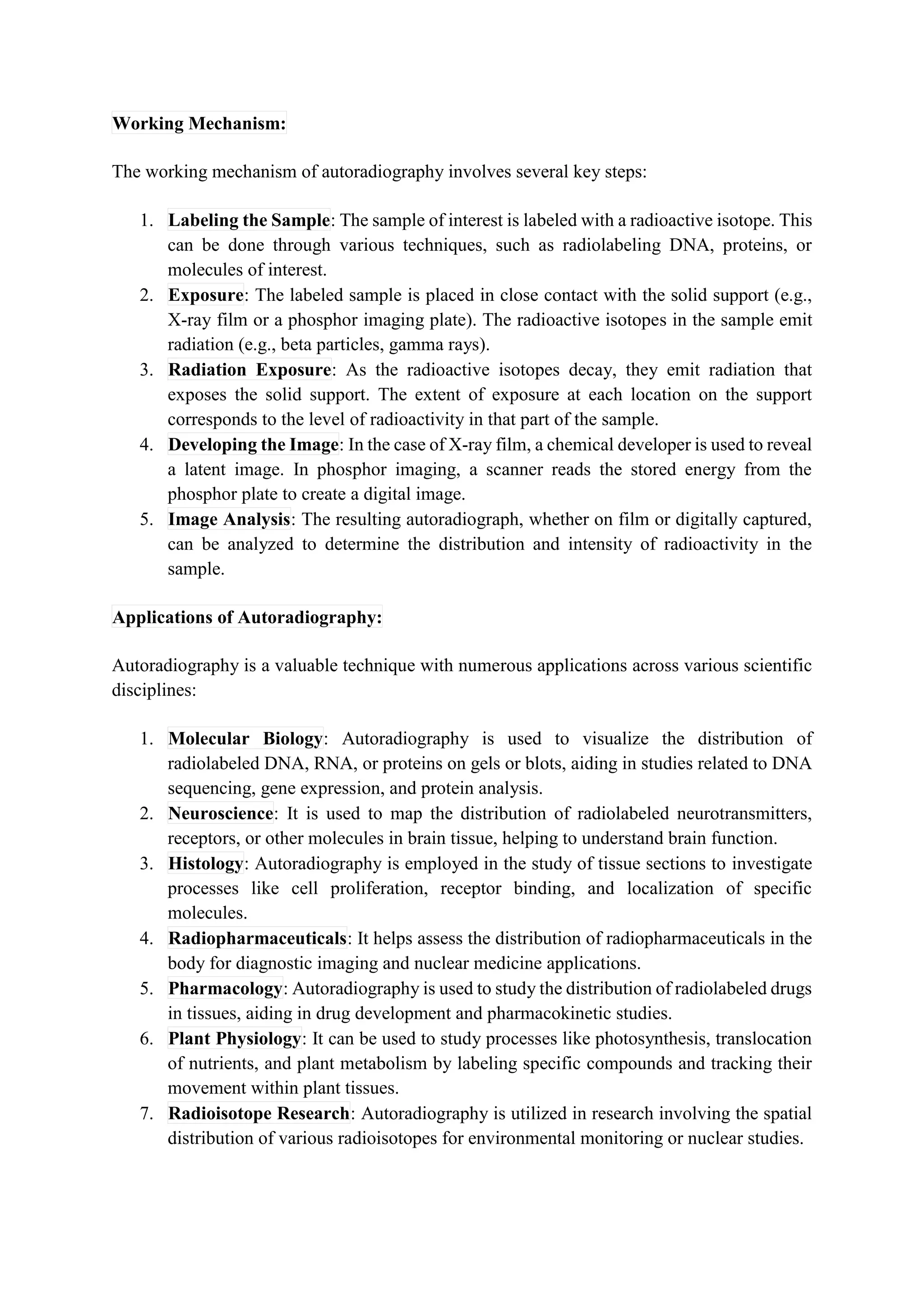 RADIOACTIVE ISOTOPES-Scintillation Counting,Autoradiography and RIA | DOCX