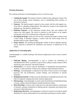 RADIOACTIVE ISOTOPES-Scintillation Counting,Autoradiography and RIA | DOCX